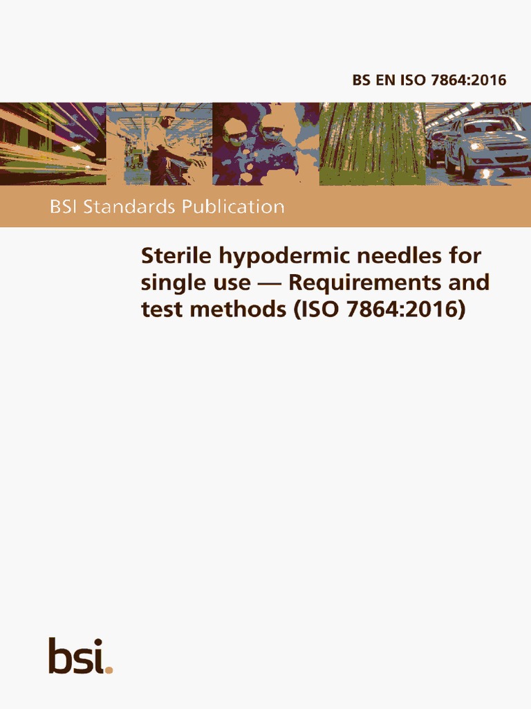ISO 7864-2016 (Hypodermic Needles For Single Use) PDF | PDF