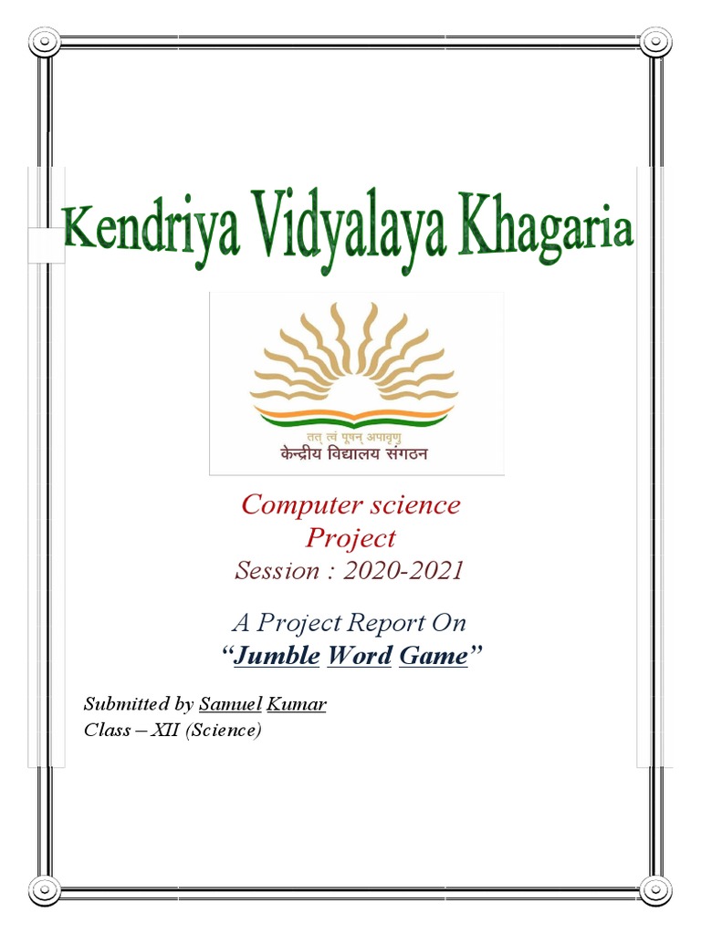 Computer Science Class Xii 2021 22 Investigatory Project | PDF | My Sql | Python (Programming ...