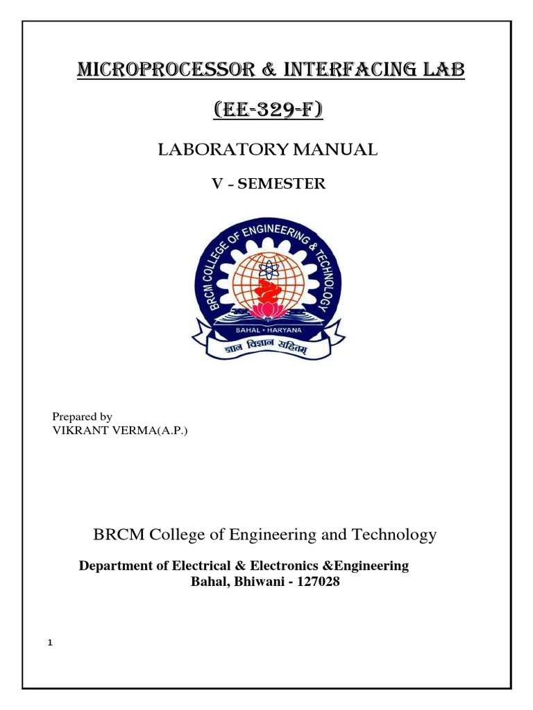 (8085 Trainer Kit) n552f41719937b | PDF | Assembly Language | Computer ...