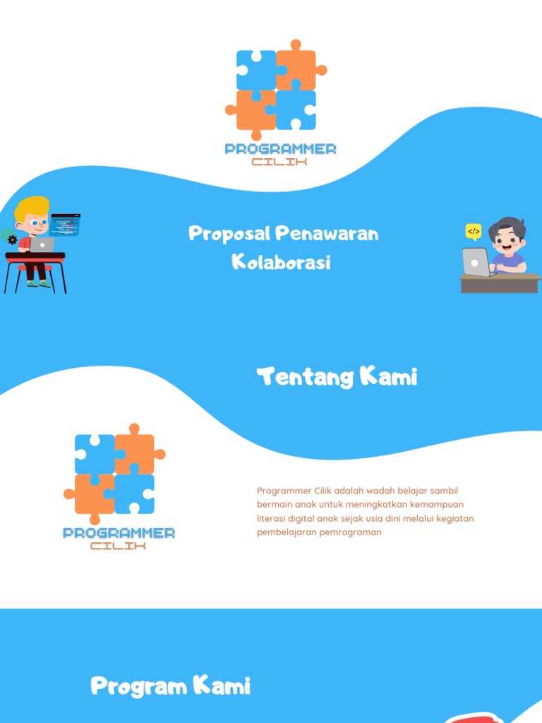 Proposal Programmer Cilik | PDF | Komputer