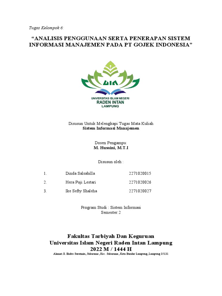 Tugas Kelompok 6 Uts Sim Materi 1 | PDF