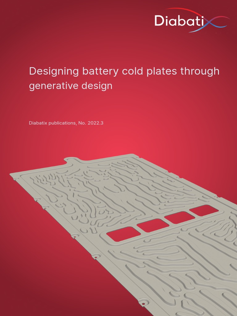 Diabatix - P3-Battery Cold Plate Design | PDF | Navier–Stokes Equations ...