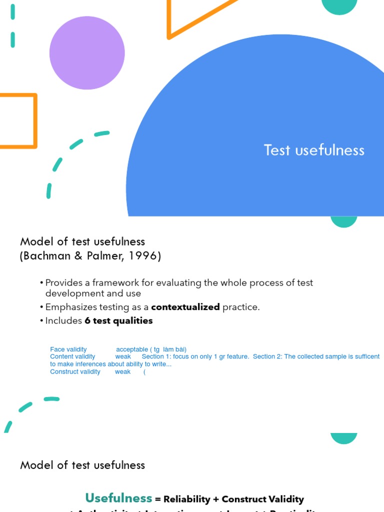 Test Reliability in Education | PDF | Validity (Statistics) | Cognition