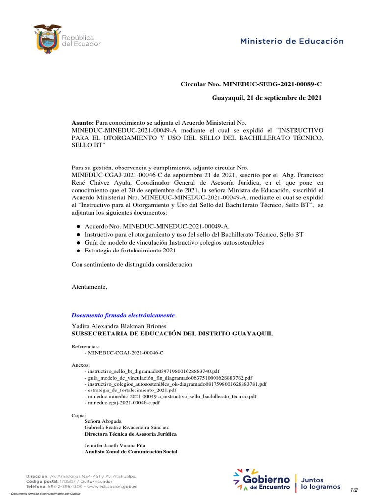 Mineduc Sedg 2021 00089 C | PDF