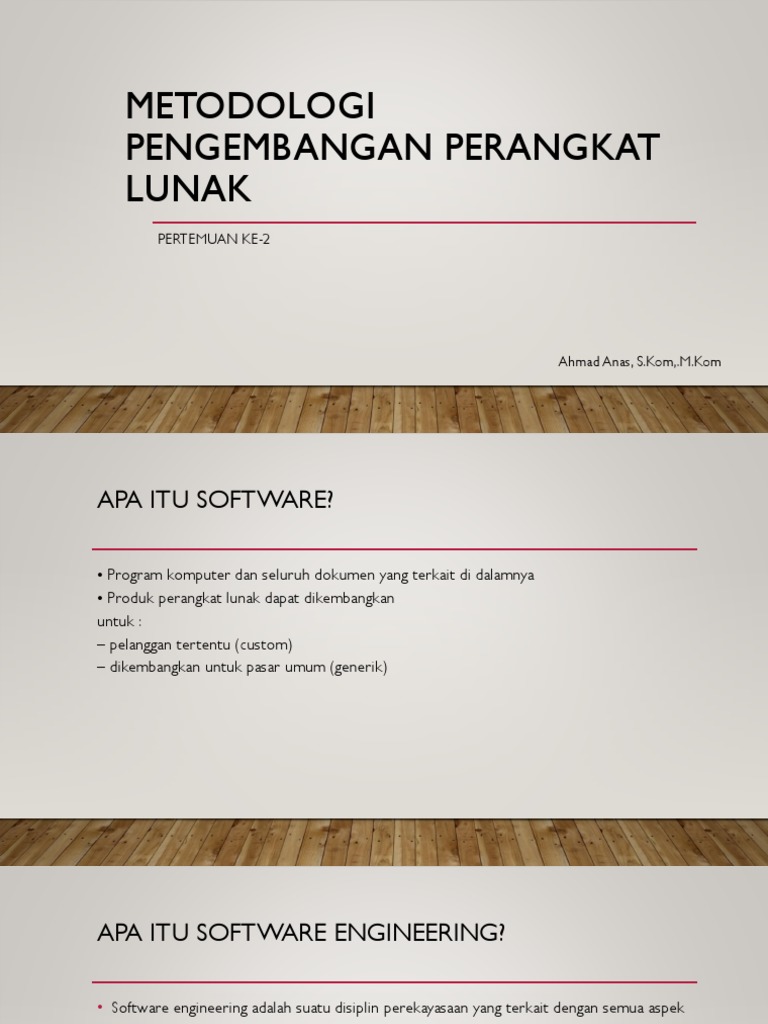 Metodologi Pengembangan Software | PDF