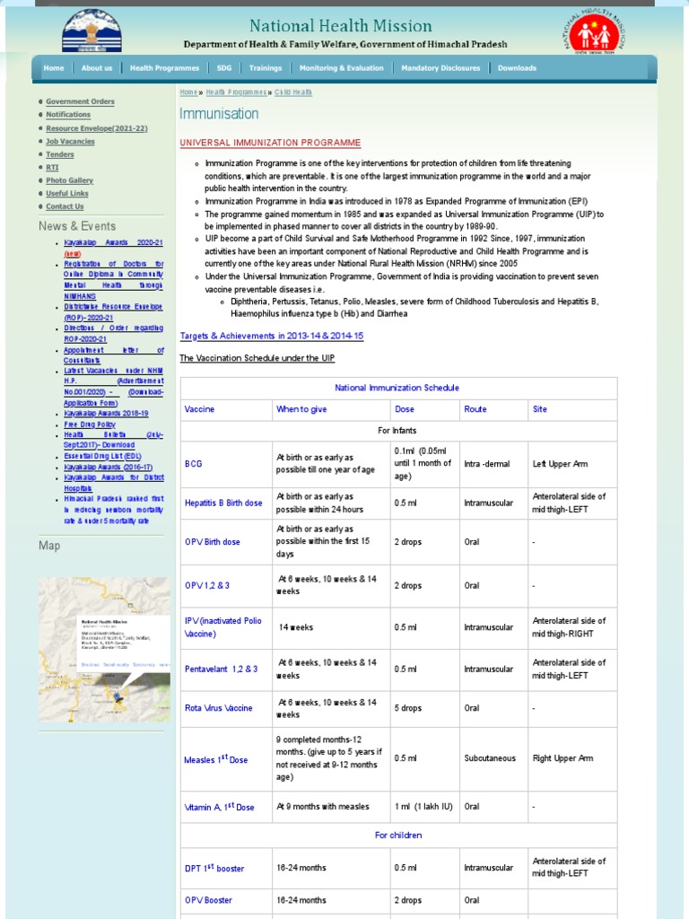 Immunisation - NHM | PDF | Health Economics | Public Health