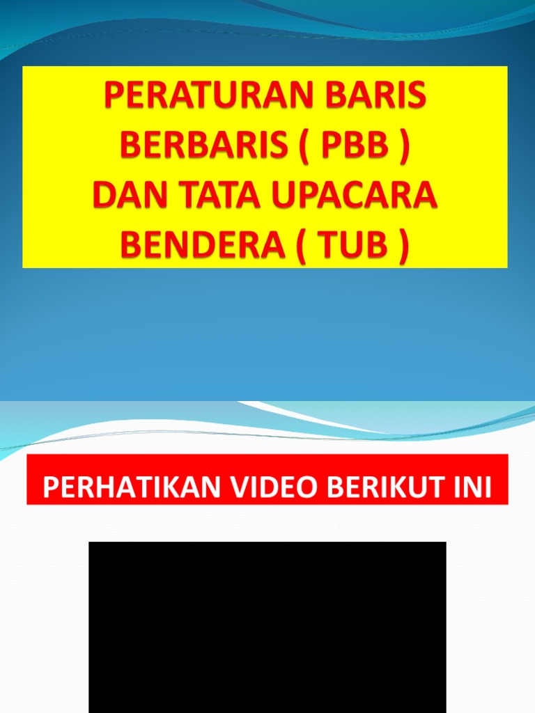 Materi PBB Dan Tub | PDF