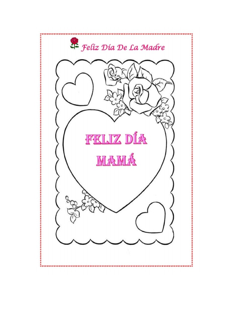 Imagenes Para Eld Ia E La Madre Para Colorear Pdf
