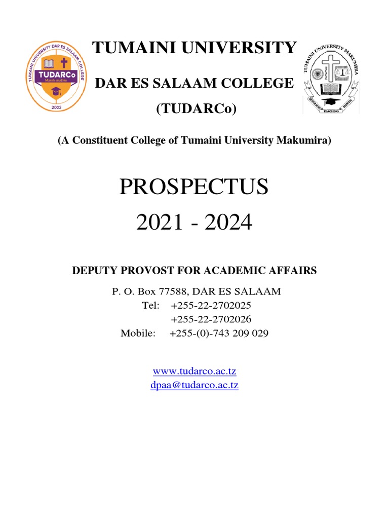 PROSPECTUS - Sample | PDF | Academic Degree | Bachelor's Degree