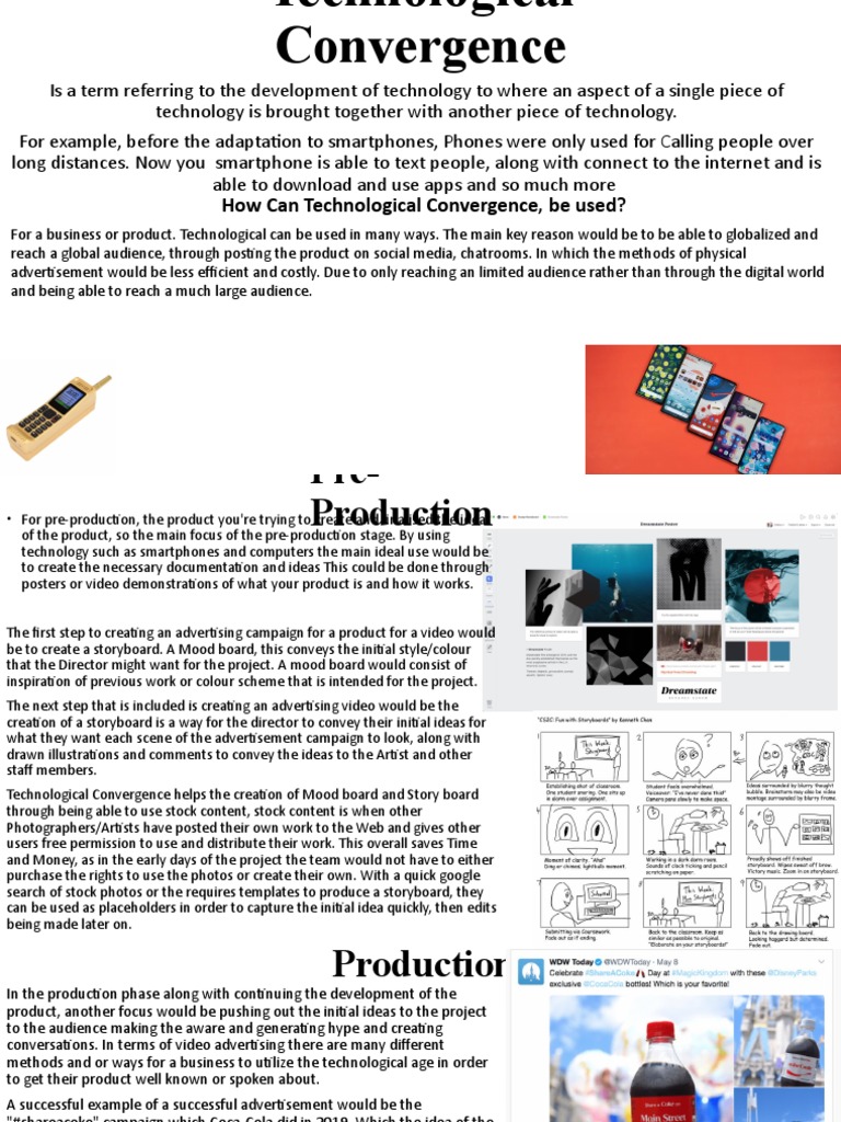 Technology Convergence | PDF | Technological Convergence | Advertising