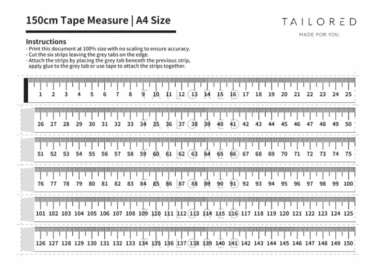 150cm Tape Measure | PDF