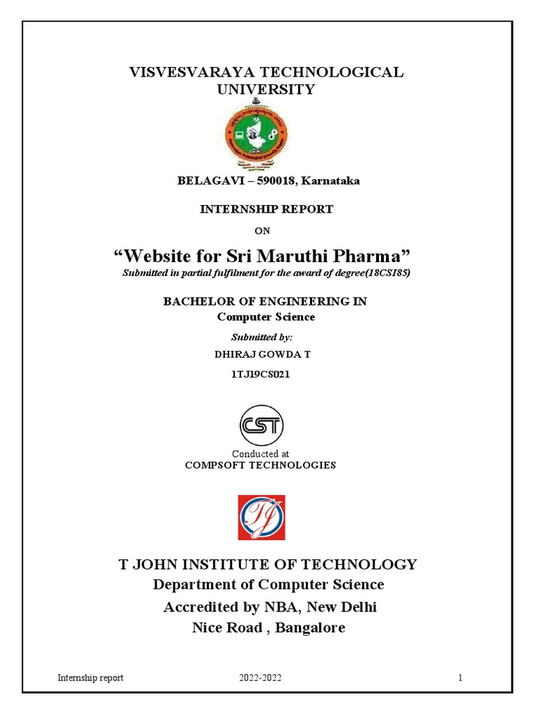 Report 2022 Dhiraj | PDF | World Wide Web | Internet & Web