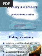 Prahory, Starohory, Prvohory, Druhohory | PDF