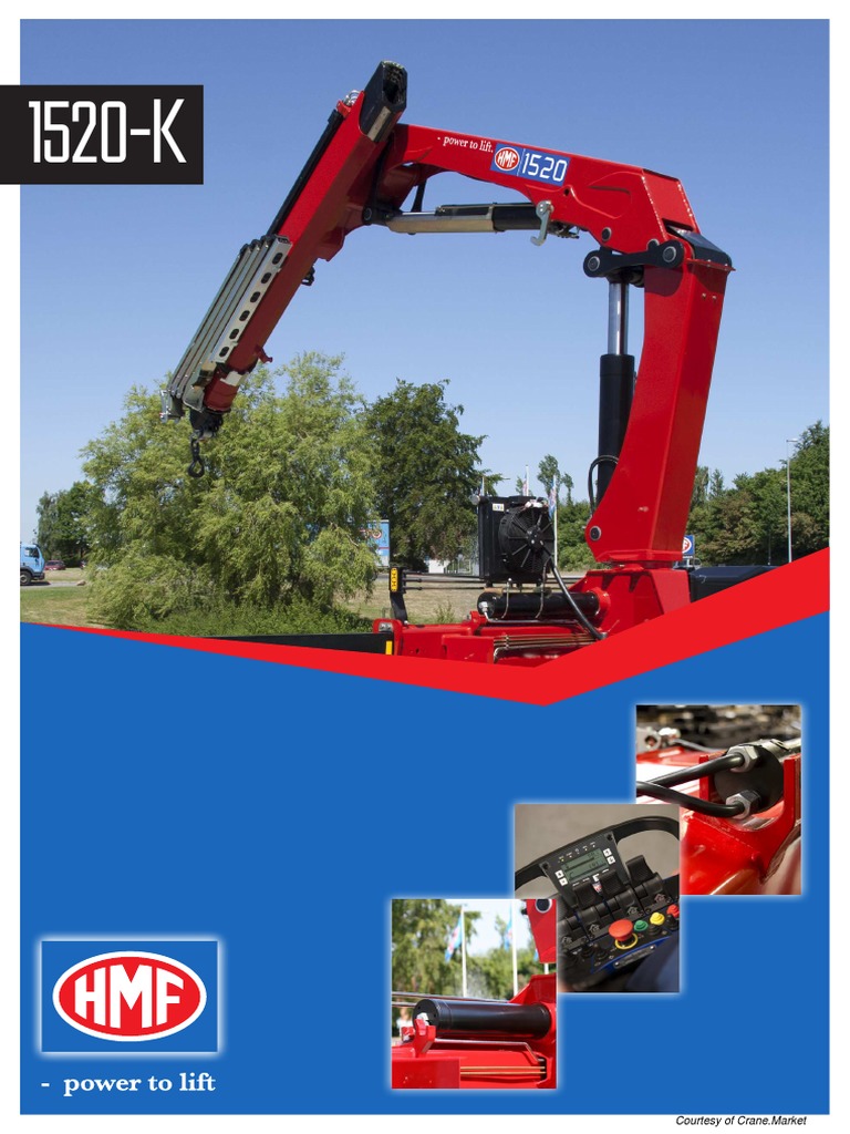 HMF 1520 | PDF | Crane (Machine) | Vehicles