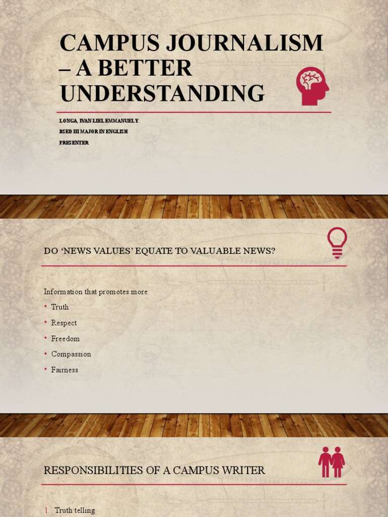 Campus Journalism - A Better Understanding | PDF | Journalism | Freedom ...