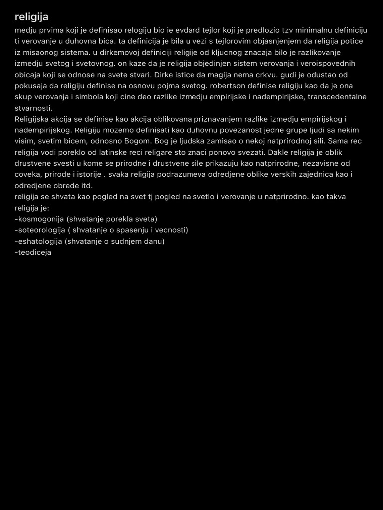 Religija | PDF