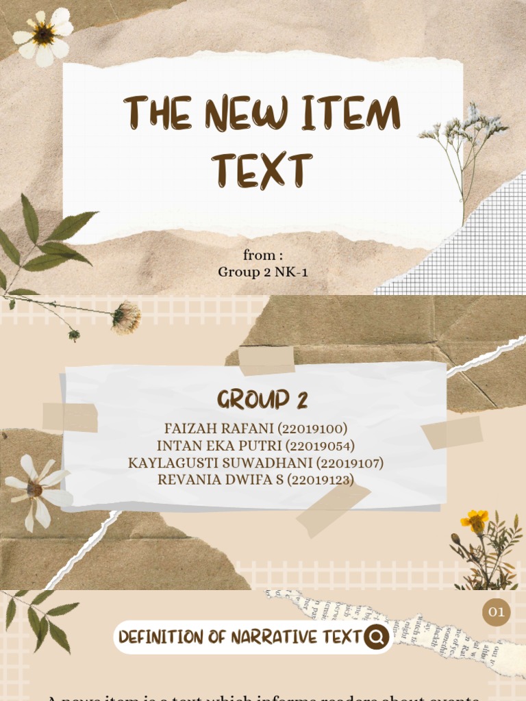 New Item Text Group 2 Compressed Pdf News Grammatical Tense 