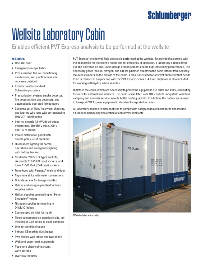 Reservoir Wellsite Lab Cabin | Download Free PDF | Manufactured Goods ...