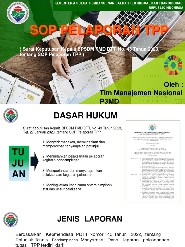 Paparan SOP PELAPORAN TPP 2023 | PDF