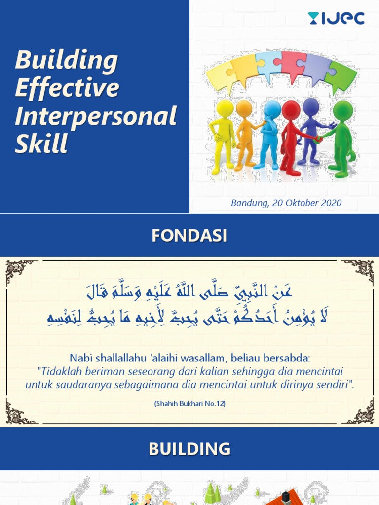 Building Effective Interpersonal Skill | PDF
