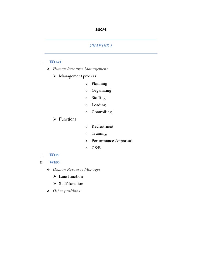 HRM Mind Map | PDF | Recruitment | Human Resource Management