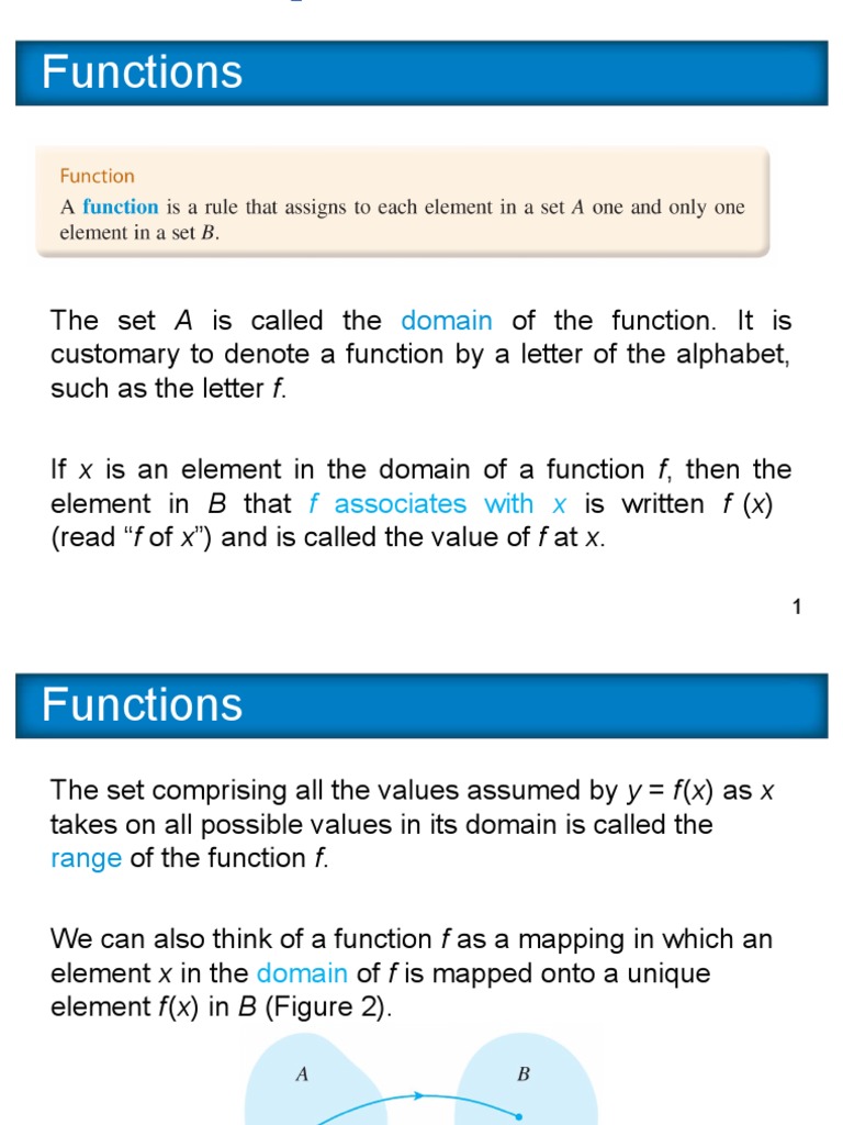 Functions: Domain, Range, Types Including Polynomial, Rational, Exponential | PDF | Function ...