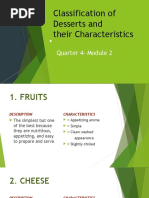 Classifications of Desserts and Their Characteristics | PDF | Desserts ...