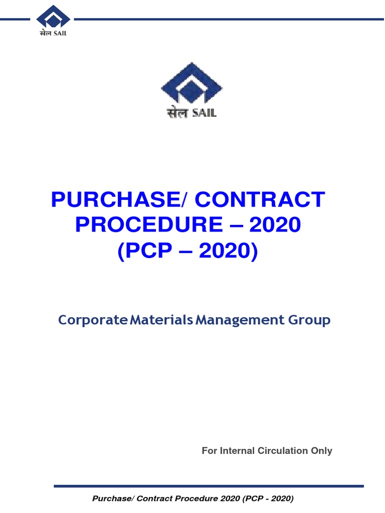 PCP 2020 PDF | PDF | Procurement | Specification (Technical Standard)