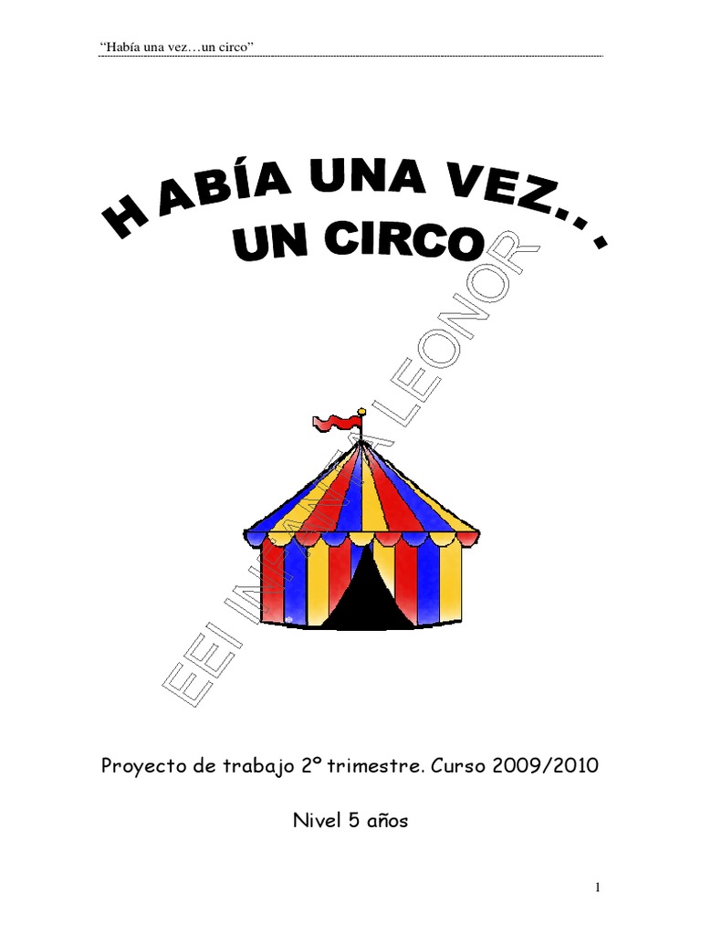 Habia Una Vez Un Circo 1 PDF | PDF | Evaluación | Circo