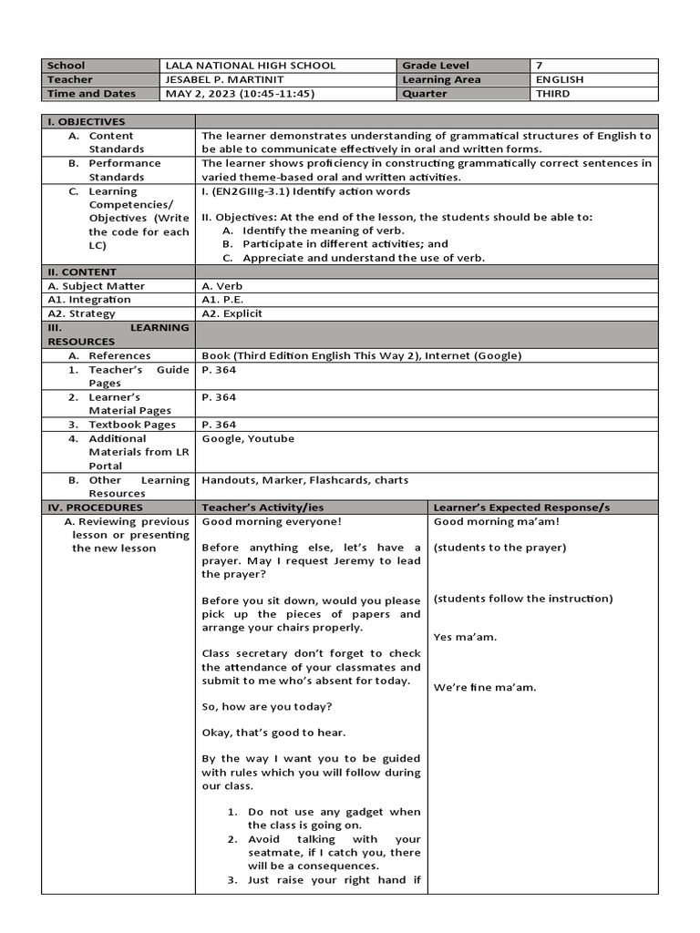 LP Verb | PDF | English Language | Verb