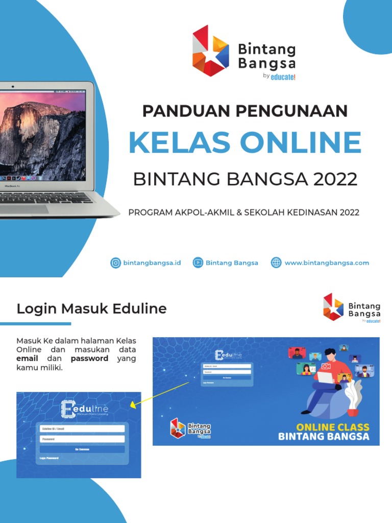 panduan kelas online bintang bangsa 2022 (4) | PDF