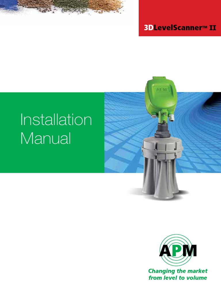 Bindicator APM-3D-Scanner IOM PDF | PDF