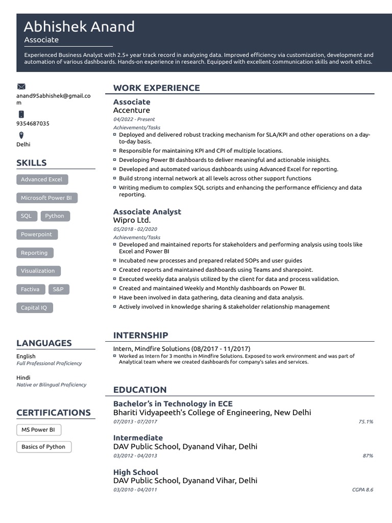 Abhishek Anand | PDF | Microsoft Excel | Data