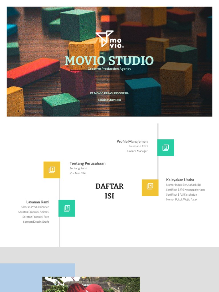 MOVIO STUDIO - Company Profile 2023 - ID - Compressed | PDF
