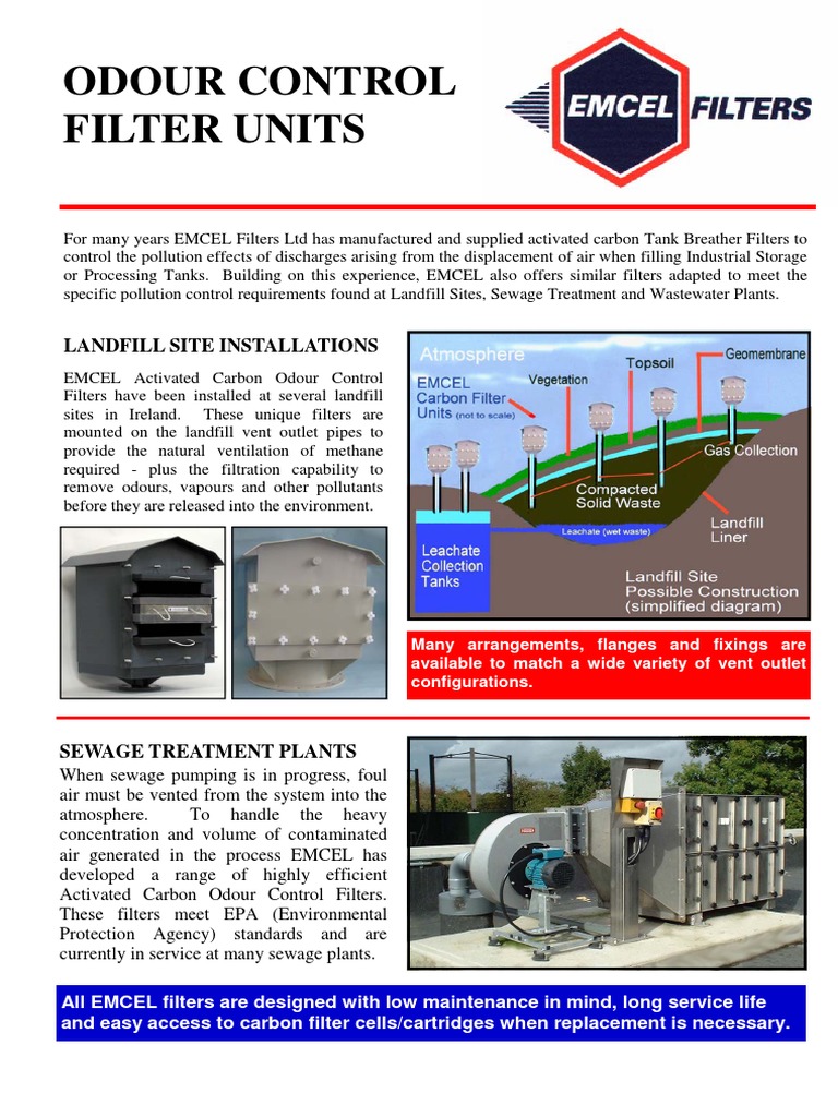 Odour Control Units Carbon | PDF | Sewage Treatment | Filtration
