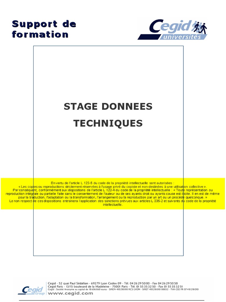 Stage DT | PDF | Inventaire | Facture