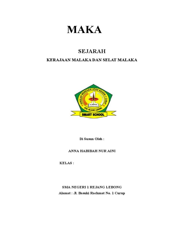 Makala Kerajaan Malaka | PDF