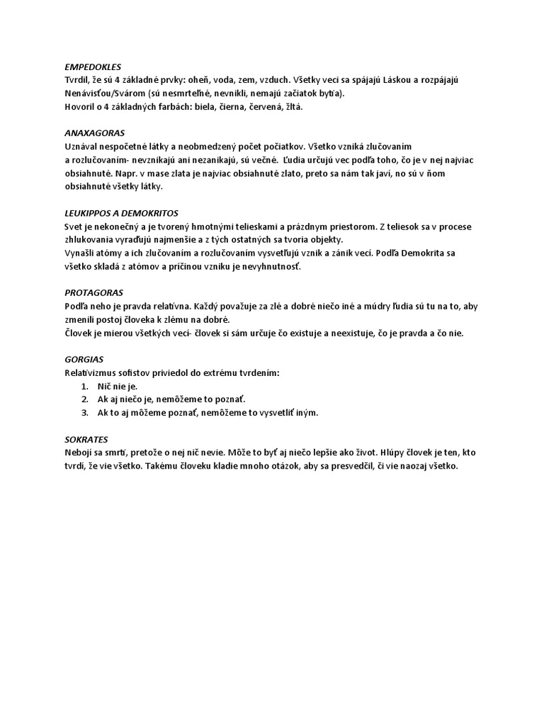 EMPEDOKLES | PDF