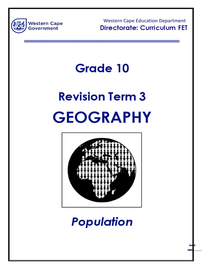 Geography Grade 10 Revision Material Term 3 and 4 - 2022 PDF | PDF