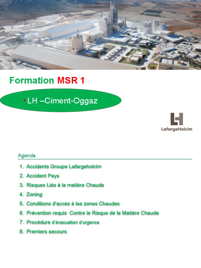 Formation MSR Avec Le Systèm de Controle D'accés Aux Zone de Matière ...