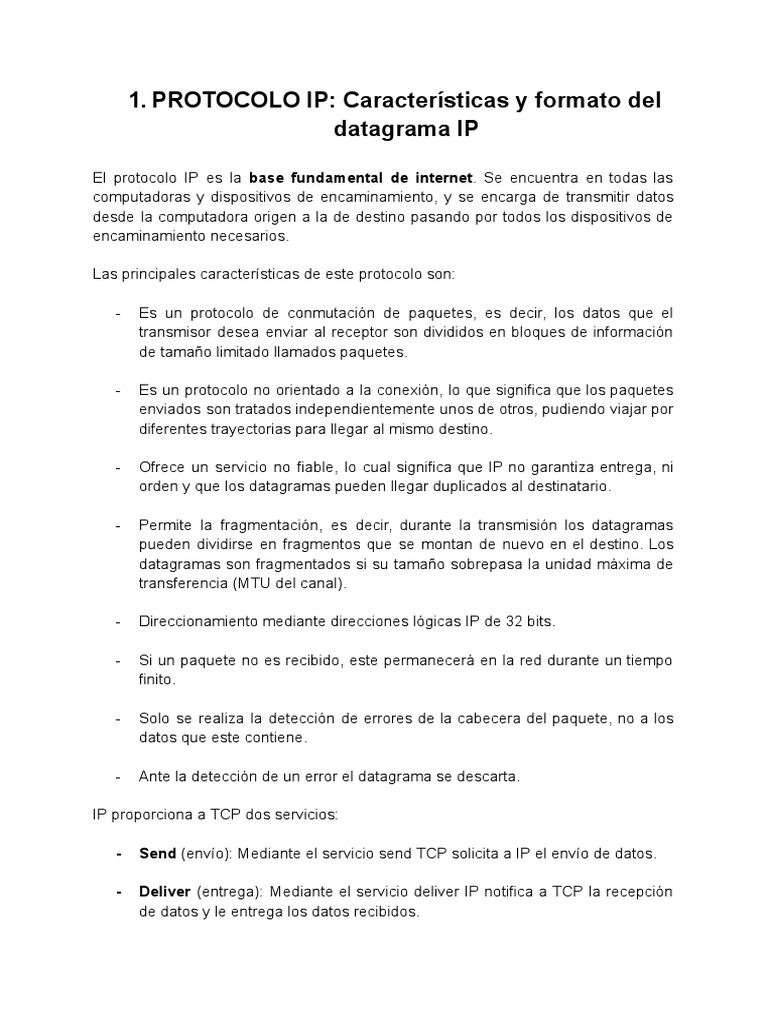 Repaso Protocolos IP, ARP e ICMP PDF | PDF | Protocolos de internet | Tecnologías de la información