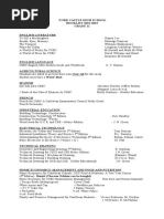 CSEC List of Subjects | PDF