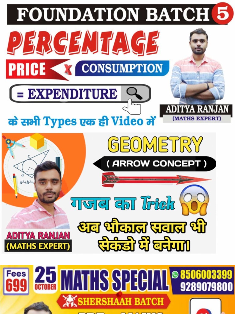 Day 05 Percentage Maths Foundation Batch Pdf Pdf