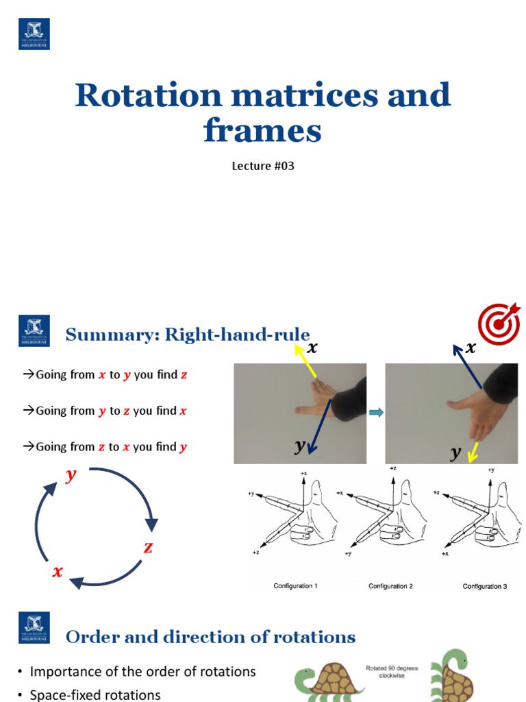 Dynamics03 - Rotation Matrices | PDF | Kinematics | Theoretical Physics