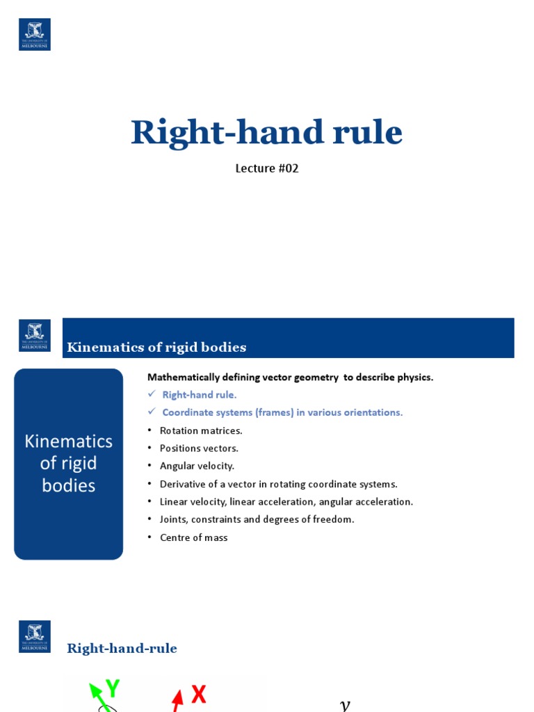 Dynamics02 - Right-Hand Rule | PDF | Rotation Around A Fixed Axis ...