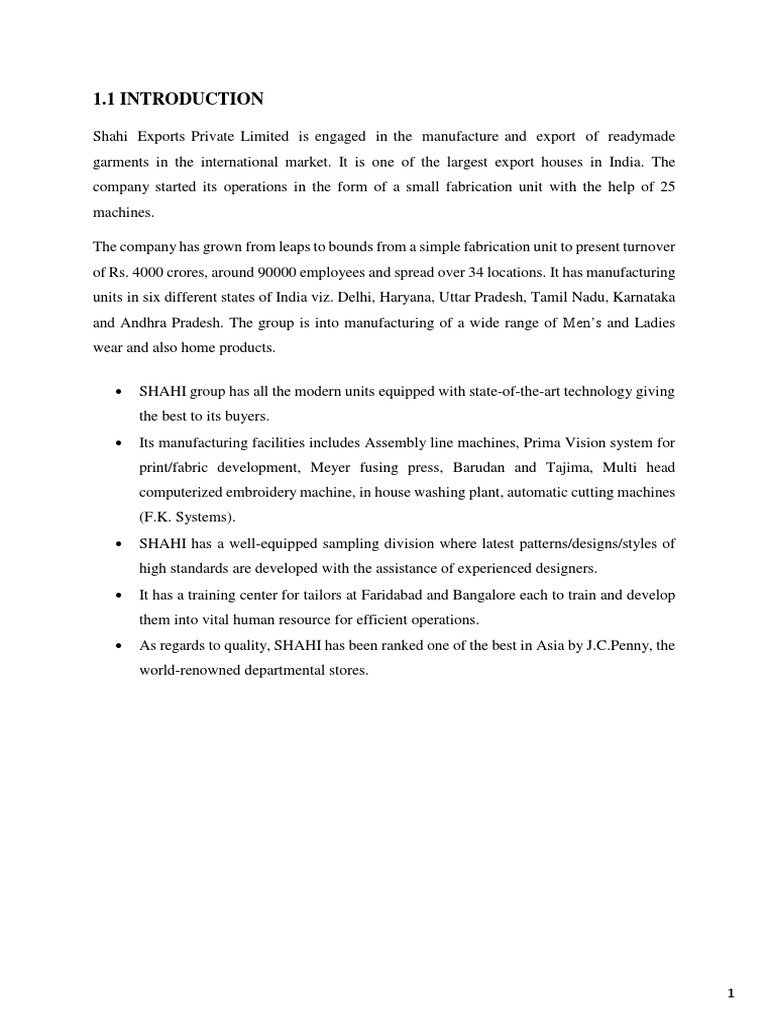 SHAHI FINAL Document To Print PDF | PDF | Textiles | Procurement