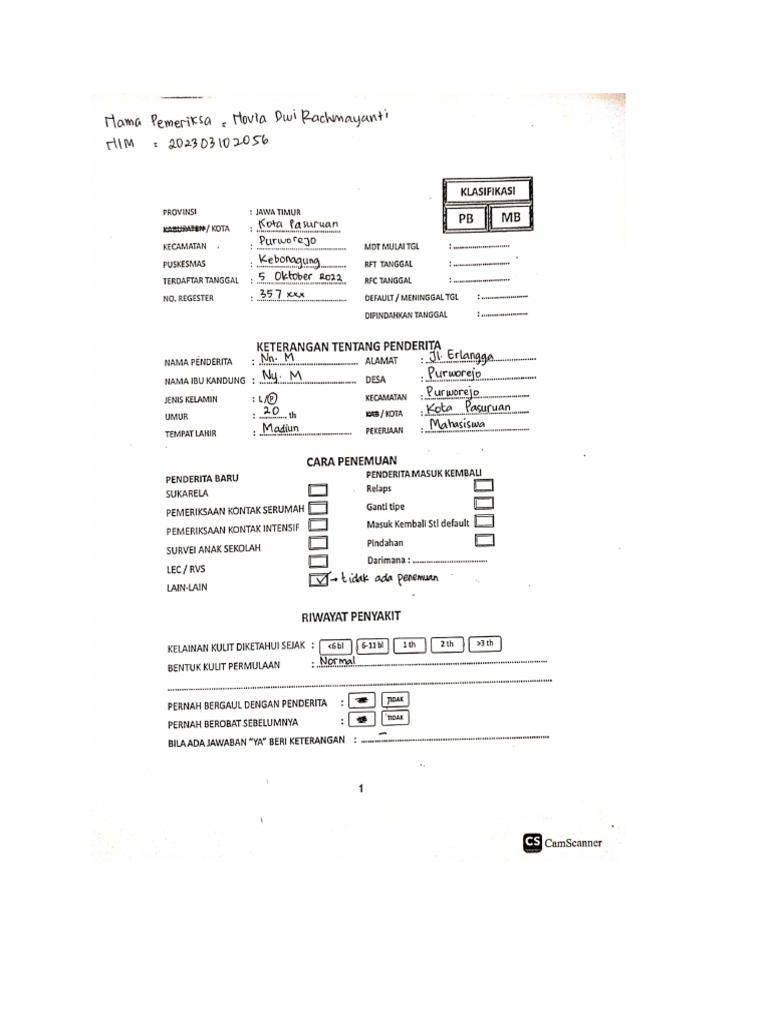 Skrining Kusta | PDF