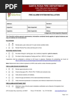 Fire Alarm Matrix | PDF