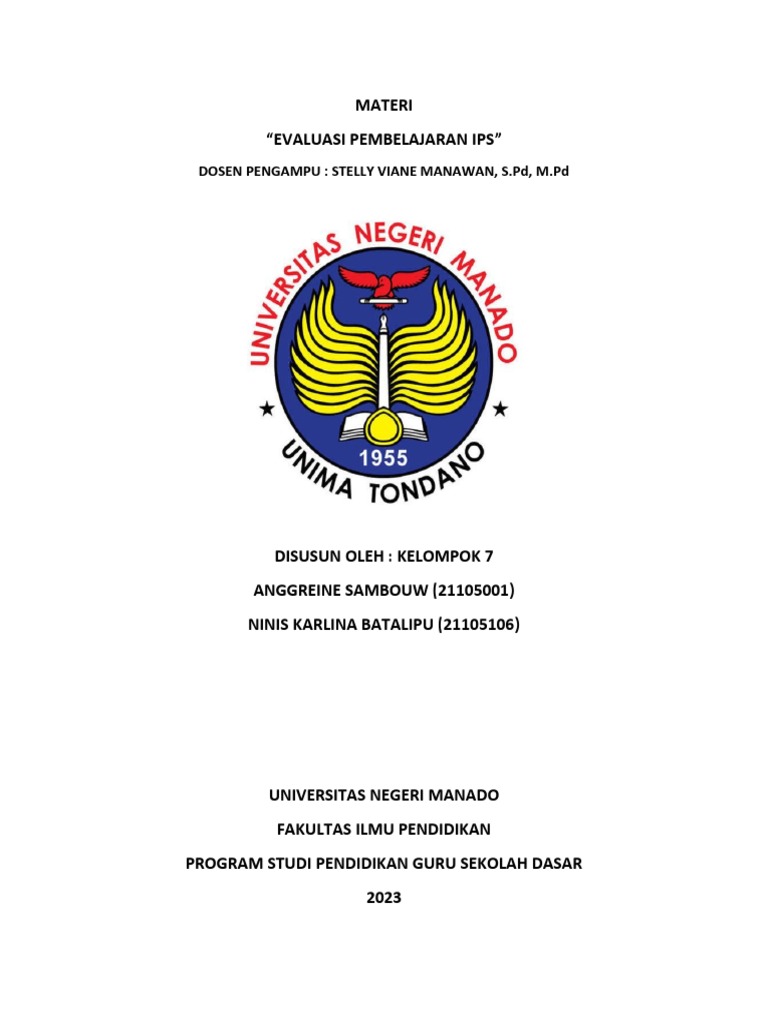 4B Ips Kelompok 7 Evaluasi Pembelajaran Ips | PDF