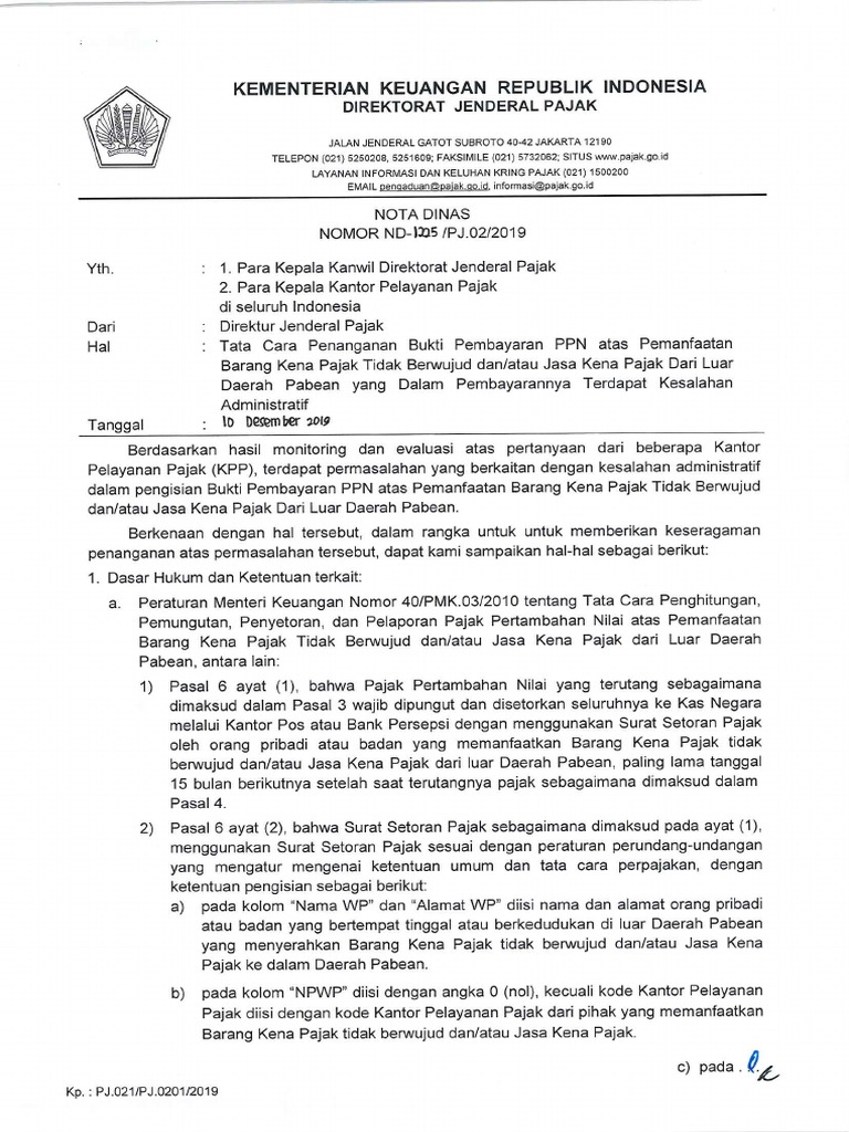 ND-1225 THN 2019 TTG JLN PDF | PDF